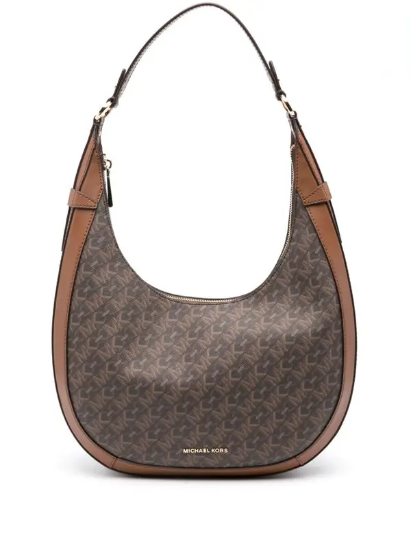 Michael Kors Preston Monogram Shoulder Bag