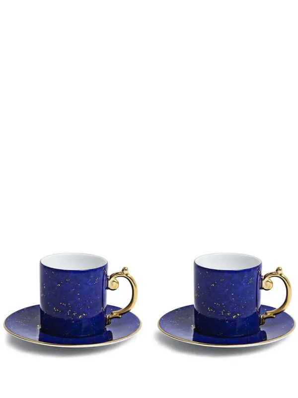 L'Objet Lapis Espresso Cup And Saucer - Blue