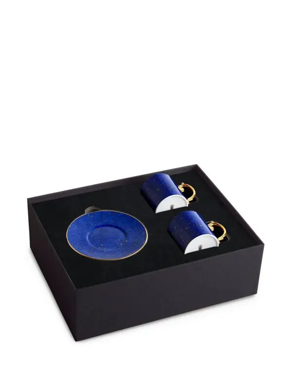 L'Objet Lapis Espresso Cup And Saucer - Blue
