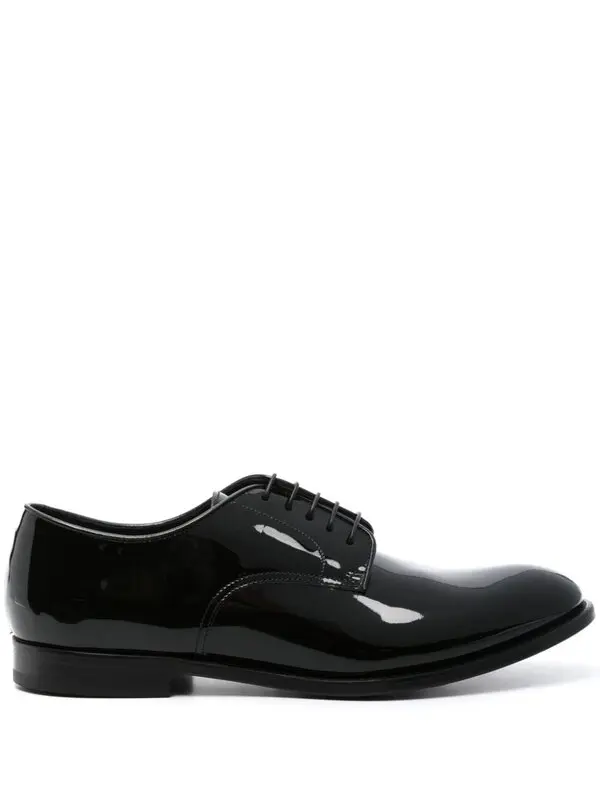 DOUCAL'S Patent-leather Derby Shoes
