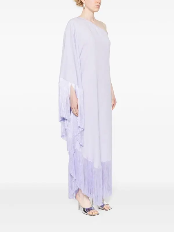 TALLER MARMO Spritz Fringed Maxi Dress - Purple