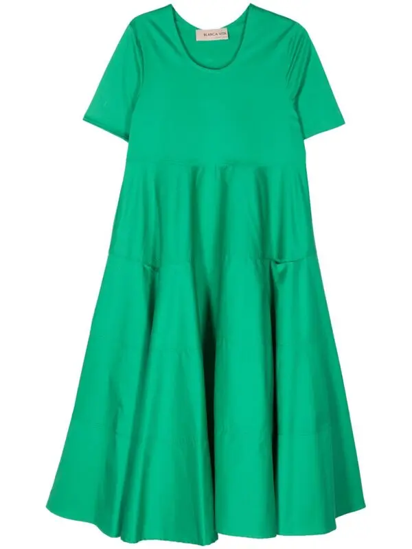 BLANCA VITA Arabide Midi Dress - Green