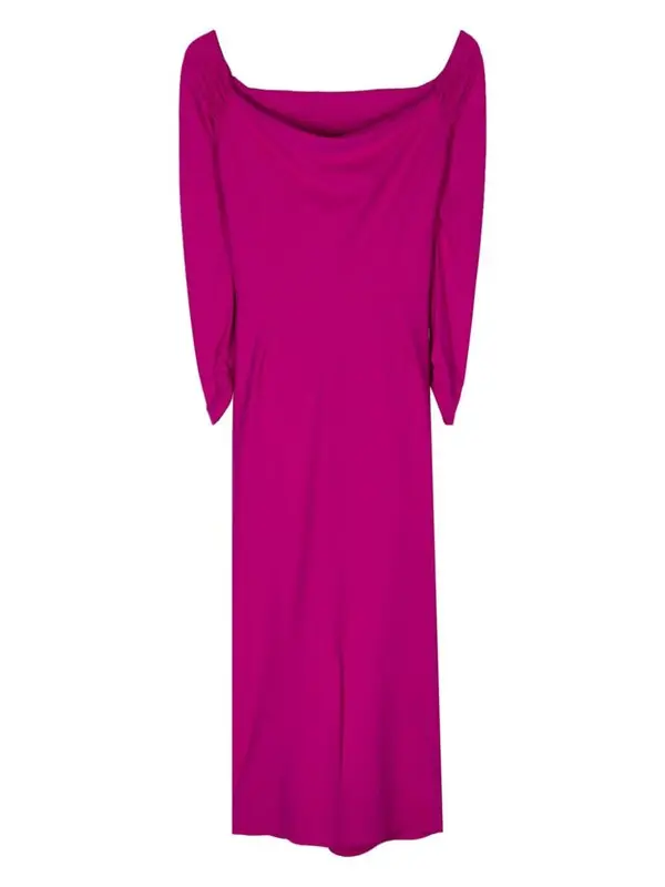 Chiara Boni La Petite Robe Off-shoulder Pencil Midi Dress