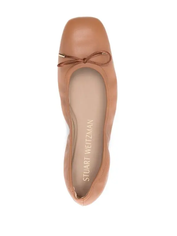 STUART WEITZMAN Bardot Ballerina Shoes - Brown