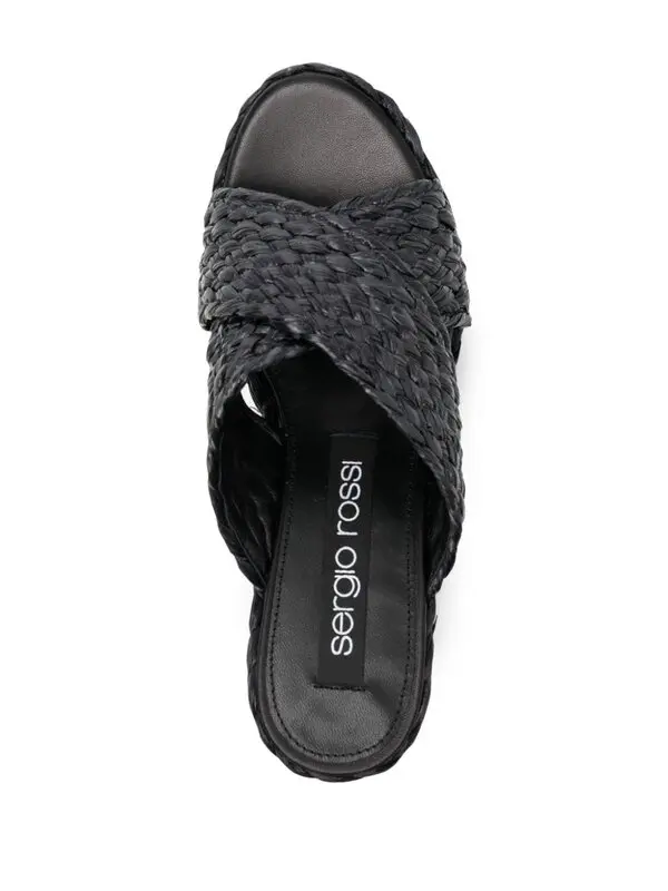 SERGIO ROSSI 85mm Platform Espadrilles