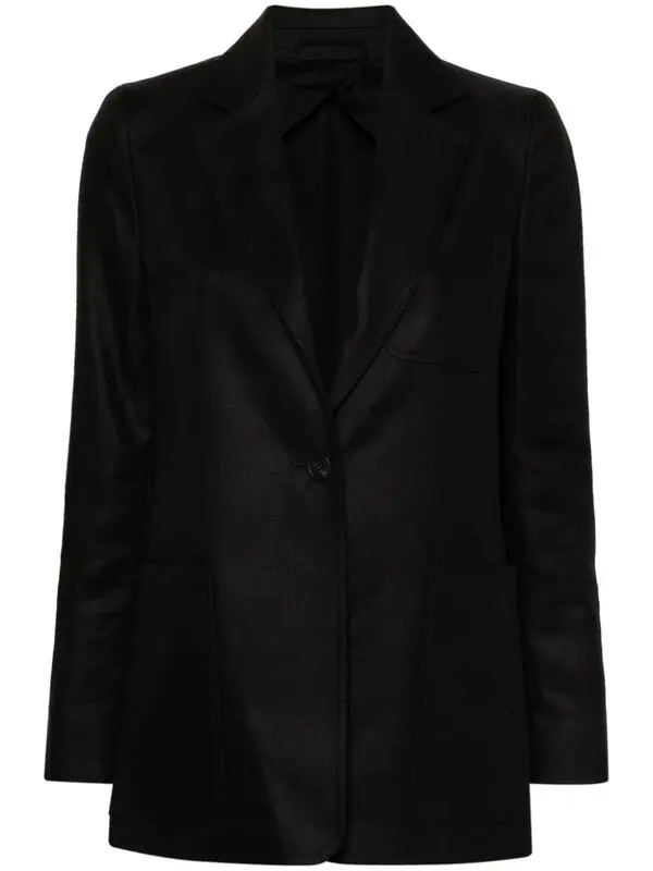 Max Mara Boemia Single-breasted Blazer - Black