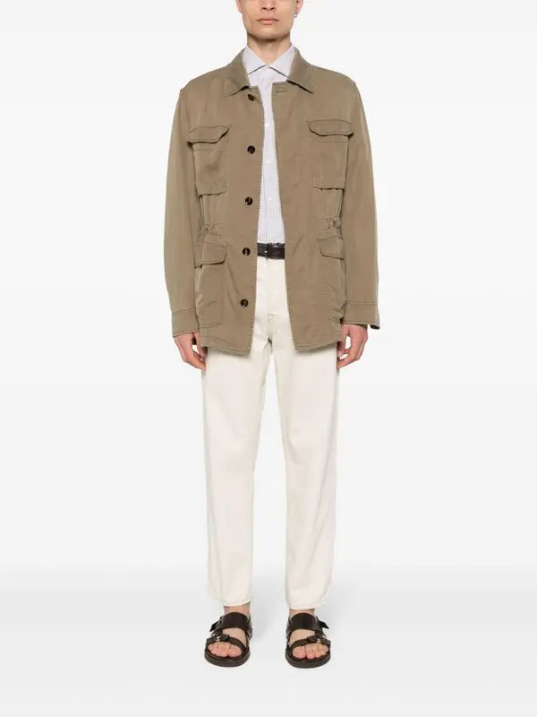 Brioni Sahariana Shirt Jacket - Green