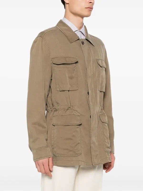 Brioni Sahariana Shirt Jacket - Green