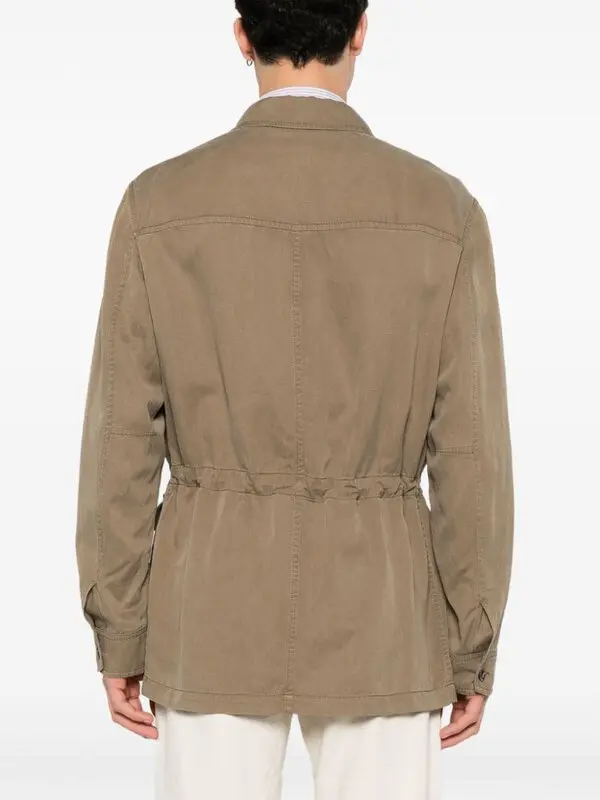 Brioni Sahariana Shirt Jacket - Green