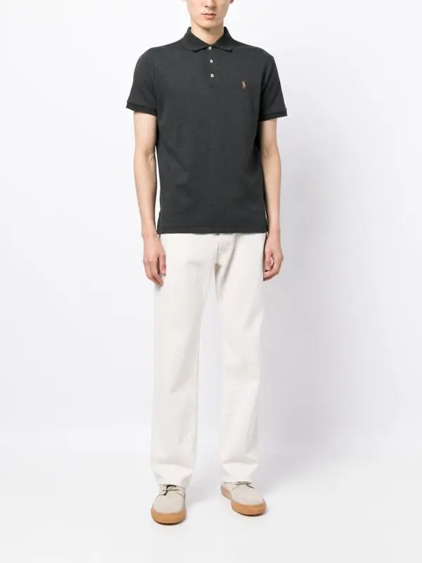Polo Ralph Lauren Polo Pony-embroidery Polo Shirt - Grey