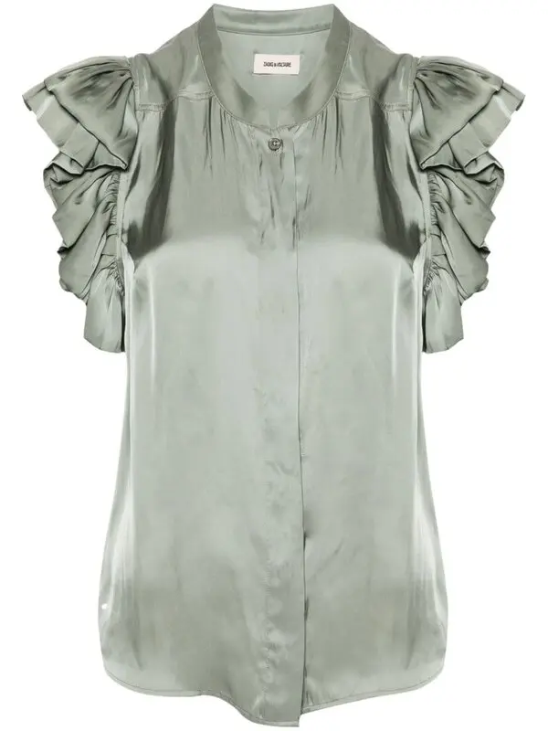 Zadig&Voltaire Tiza Ruched-detailed Shirt