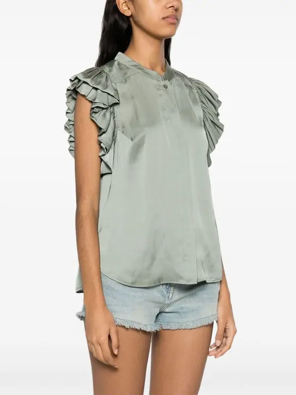 Zadig&Voltaire Tiza Ruched-detailed Shirt