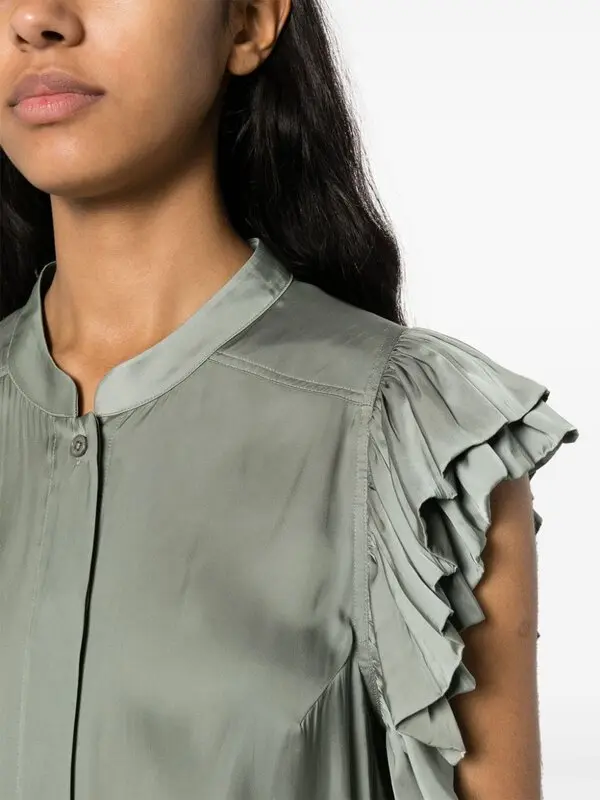 Zadig&Voltaire Tiza Ruched-detailed Shirt