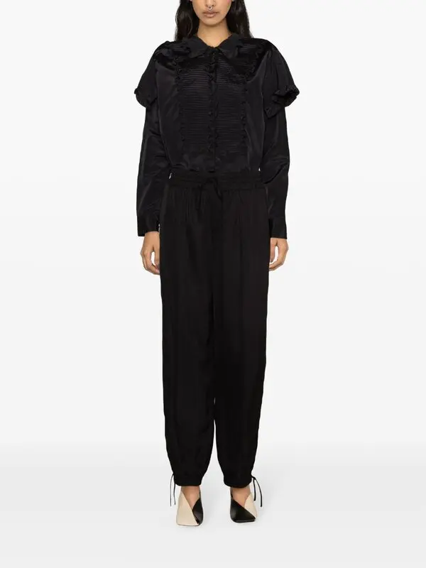 JIL SANDER Ruffled Button-up Blouse