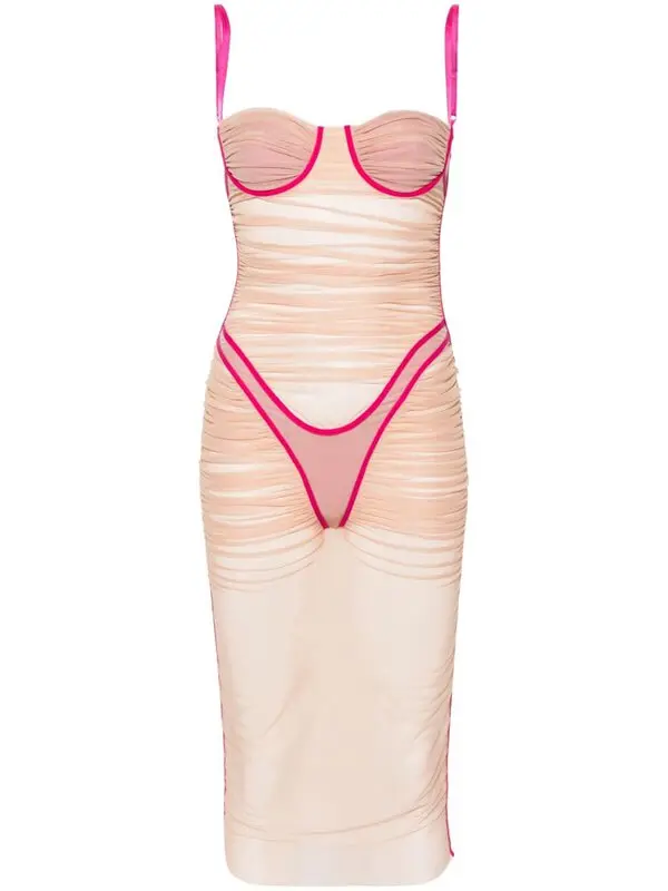 DIESEL® D-haily Bustier Midi Dress - Neutrals