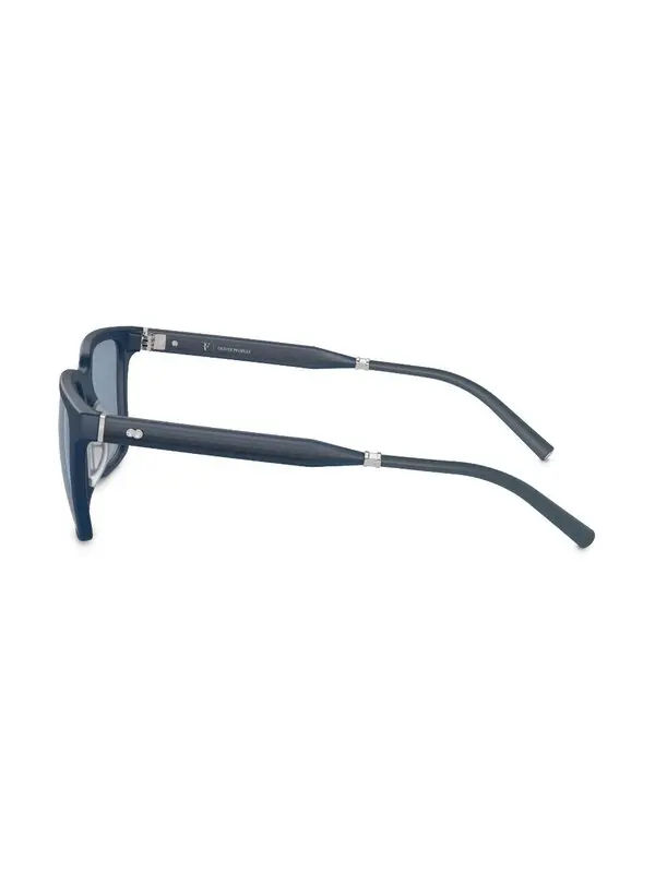 Oliver Spencer Mr. Federer Square-frame Sunglasses - Blue