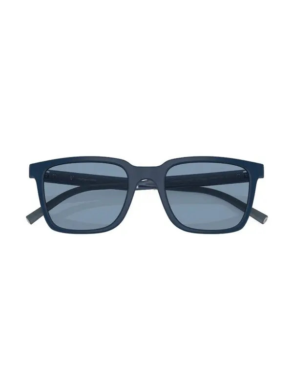Oliver Spencer Mr. Federer Square-frame Sunglasses - Blue