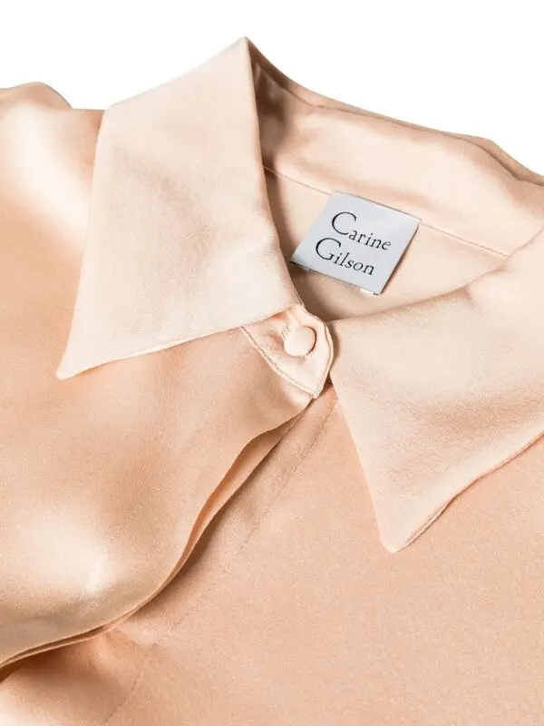 Carine Gilson Longsleeved Silk Shirt