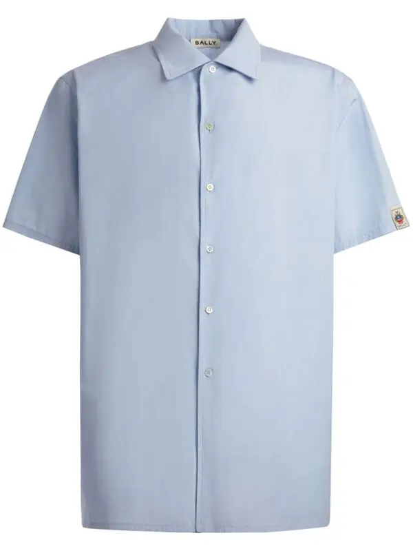 Bally Logo-appliqué Cotton Shirt