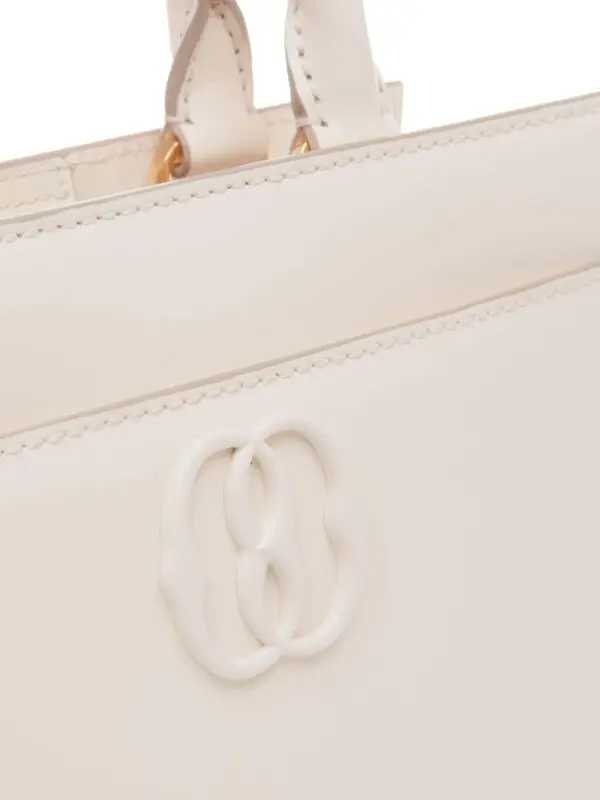 Bally Logo-plaque Leather Tote Bag