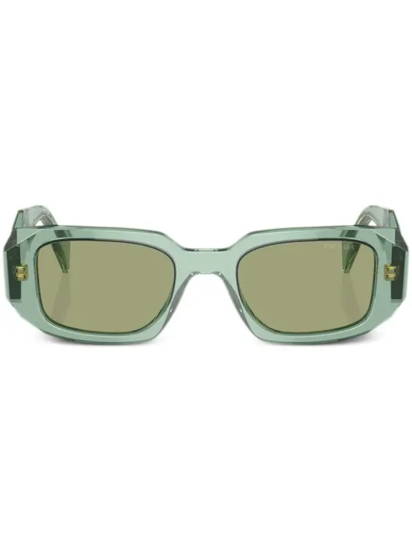 Prada Pr 17ws Rectangle Sunglasses - Green