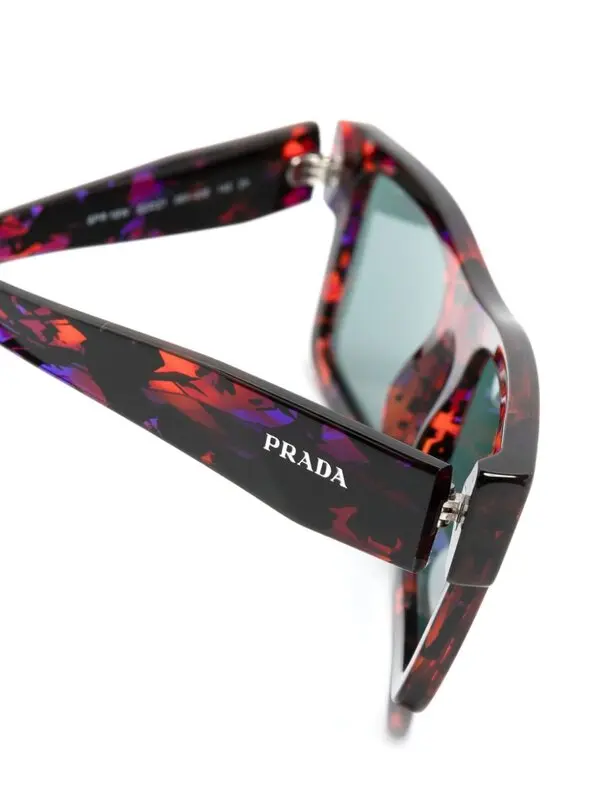 Prada Symbole Rectangle-frame Sunglasses