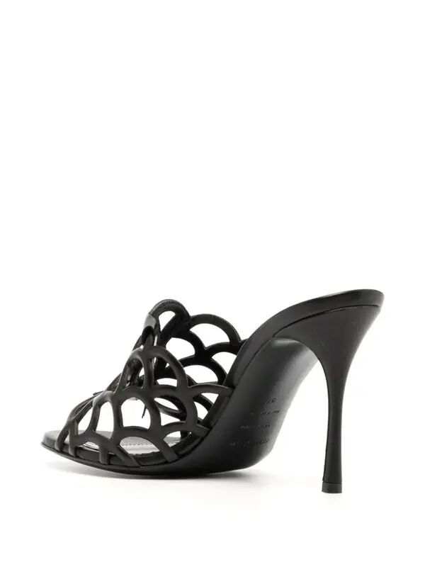 SERGIO ROSSI 90mm Sr Mermaid Sandals - Black