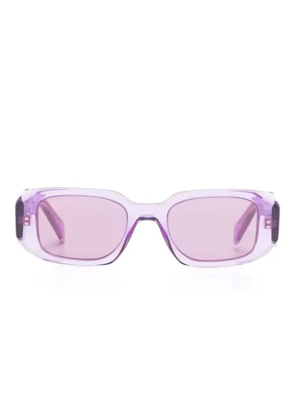 Prada Symbole Rectangle Sunglasses - Purple