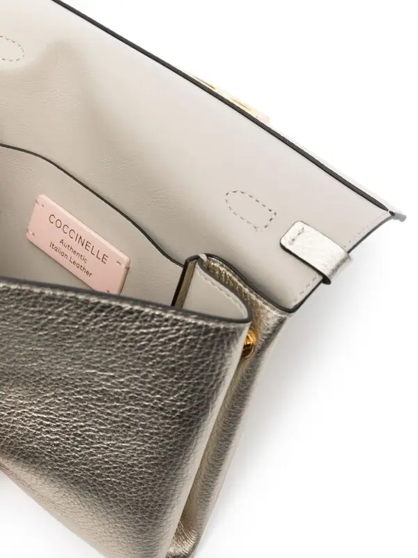 COCCINELLE Arlettis Leather Tote - Gold