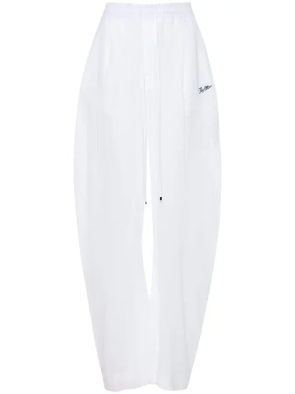 Attico Logo-embroidered Trousers