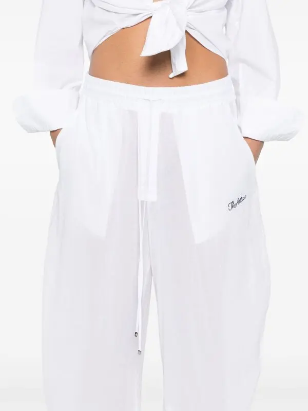 Attico Logo-embroidered Trousers