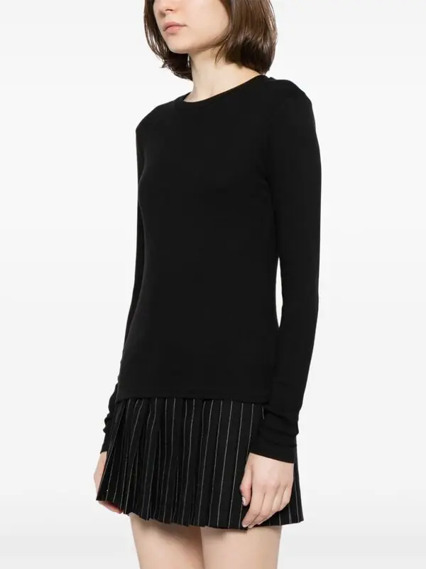REFORMATION Davy Organic-cotton T-shirt - Black