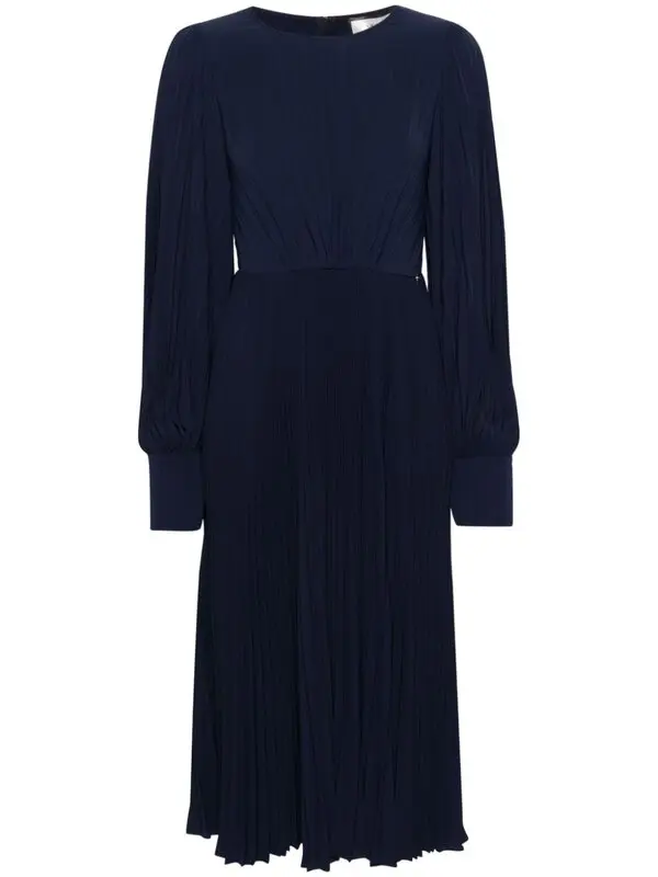 NISSA Pleated Midi Dress