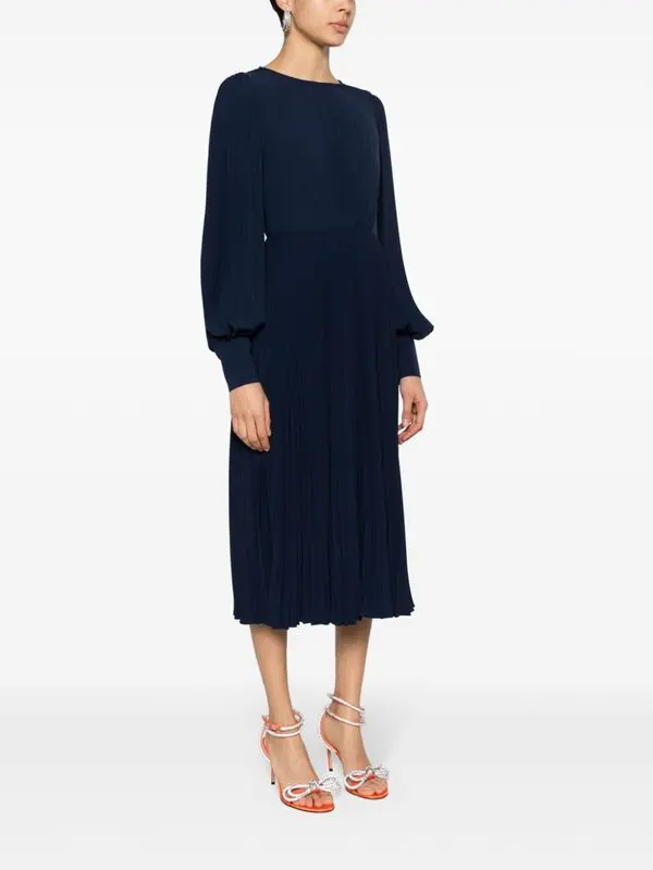 NISSA Pleated Midi Dress