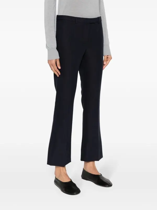 Max Mara Pressed-crease Flared Trousers