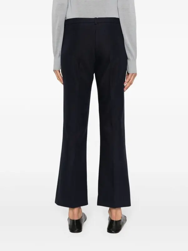 Max Mara Pressed-crease Flared Trousers