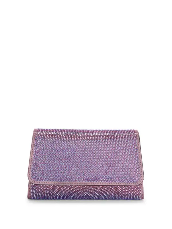 GIUSEPPE ZANOTTI Mini Idha Rhinestone-embellished Bag - Purple