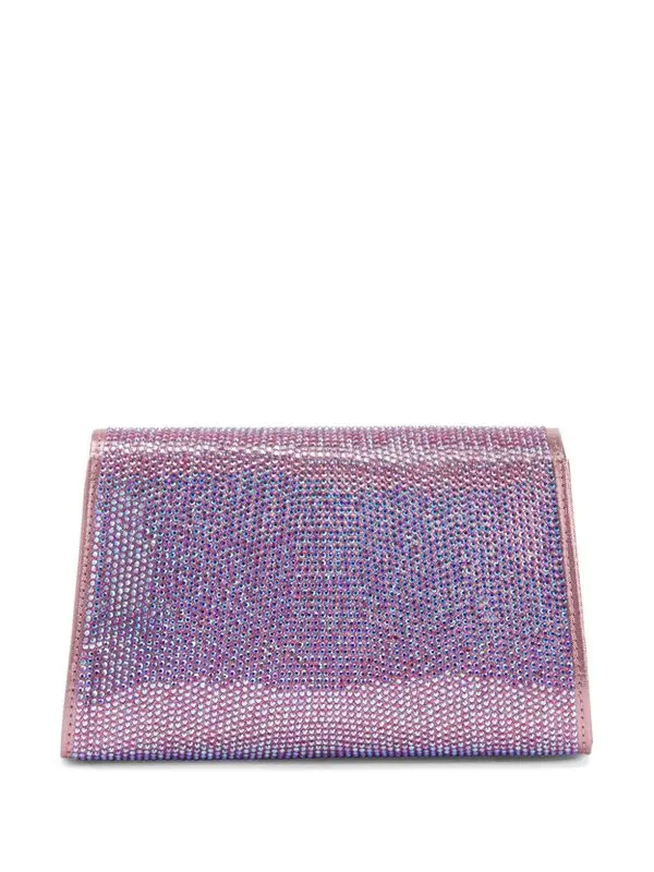 GIUSEPPE ZANOTTI Mini Idha Rhinestone-embellished Bag - Purple