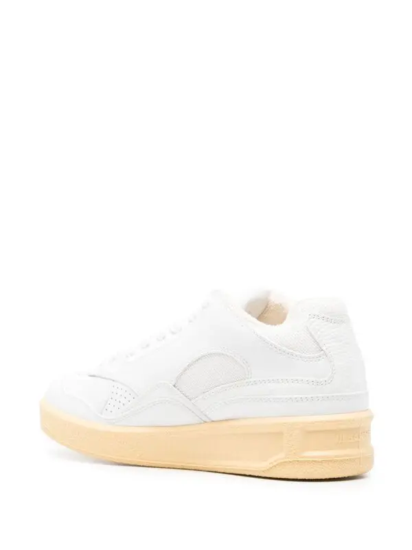 JIL SANDER Panelled Logo Sneakers - White