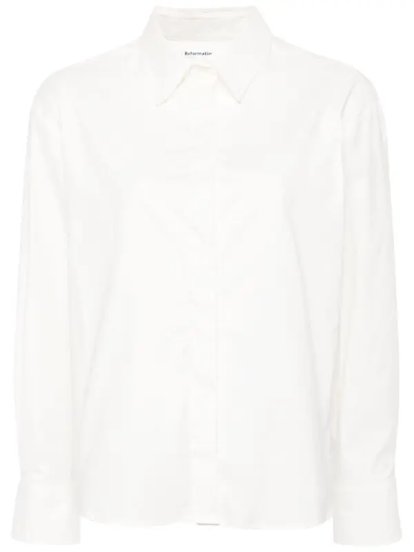 REFORMATION Andy Organic Cotton Shirt