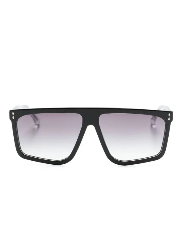 Isabel Marant Rectangle-frame Sunglasses - Black