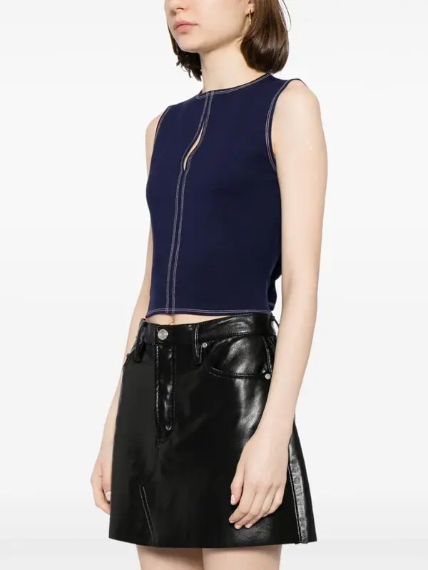 REFORMATION Carsyn Cut-out Top