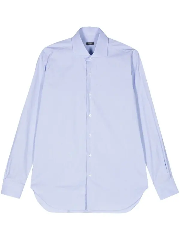 BARBA NAPOLI Poplin Cotton Shirt