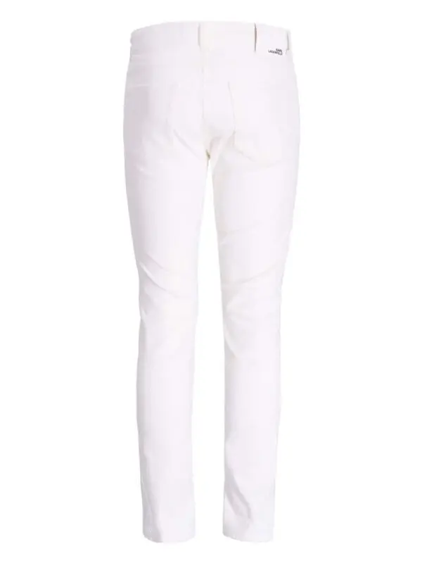 Karl Lagerfeld Slim-cut Cotton Trousers