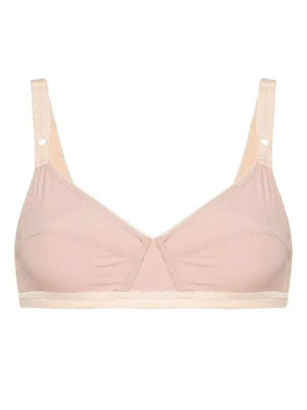 N°21 Scalloped-edges Bra - Neutrals