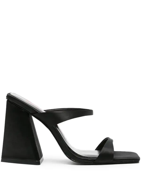 Just Cavalli 105mm Square-toe Sandals - Black