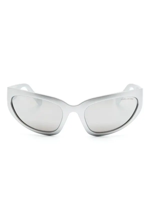 Marc Jacobs Biker-frame Sunglasses - Grey