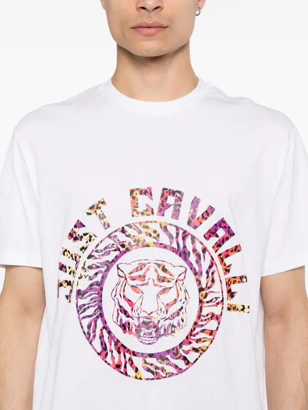 Just Cavalli Logo-print Cotton T-shirt