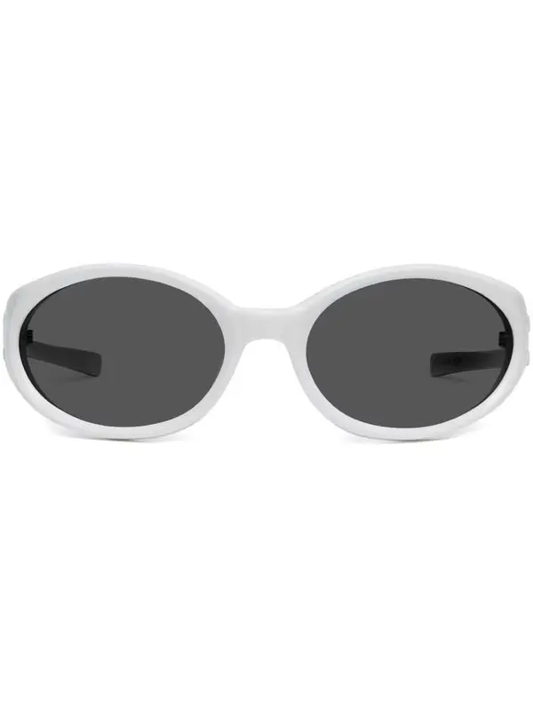 GENTLE MONSTER Oval Frame Sunglasses - White