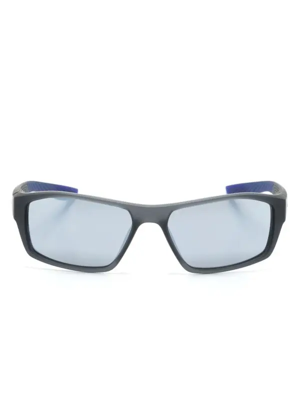 Nike Brazen Fuel Rectangle-frame Sunglasses - Grey